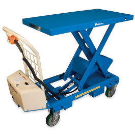Bishamon BX Mobile Lift Series BX-50WB Double Scissor Battery Operated ...