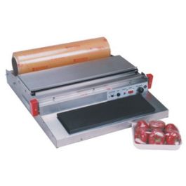 Manual Food Overwrapper 20" SS Steel 15" x 5" Hot Plate AIE-HW500