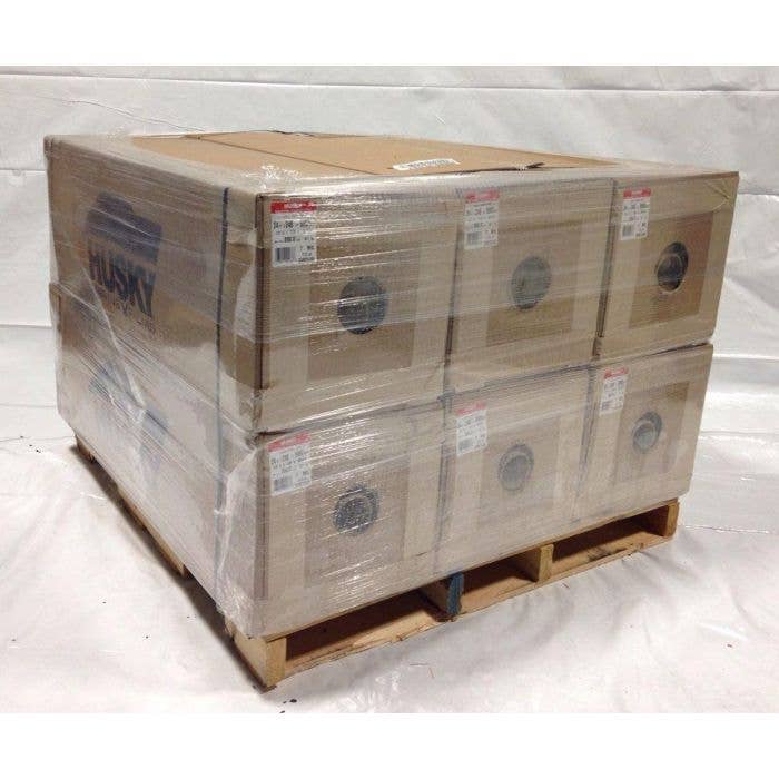 28' x 213' 7 Mil Husky Brand Shrink Wrap - Clear - Pallet of 6 Rolls