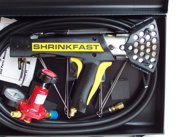 Shrink Wrap Kit: Includes Heat Gun, Tools, and Accessories
